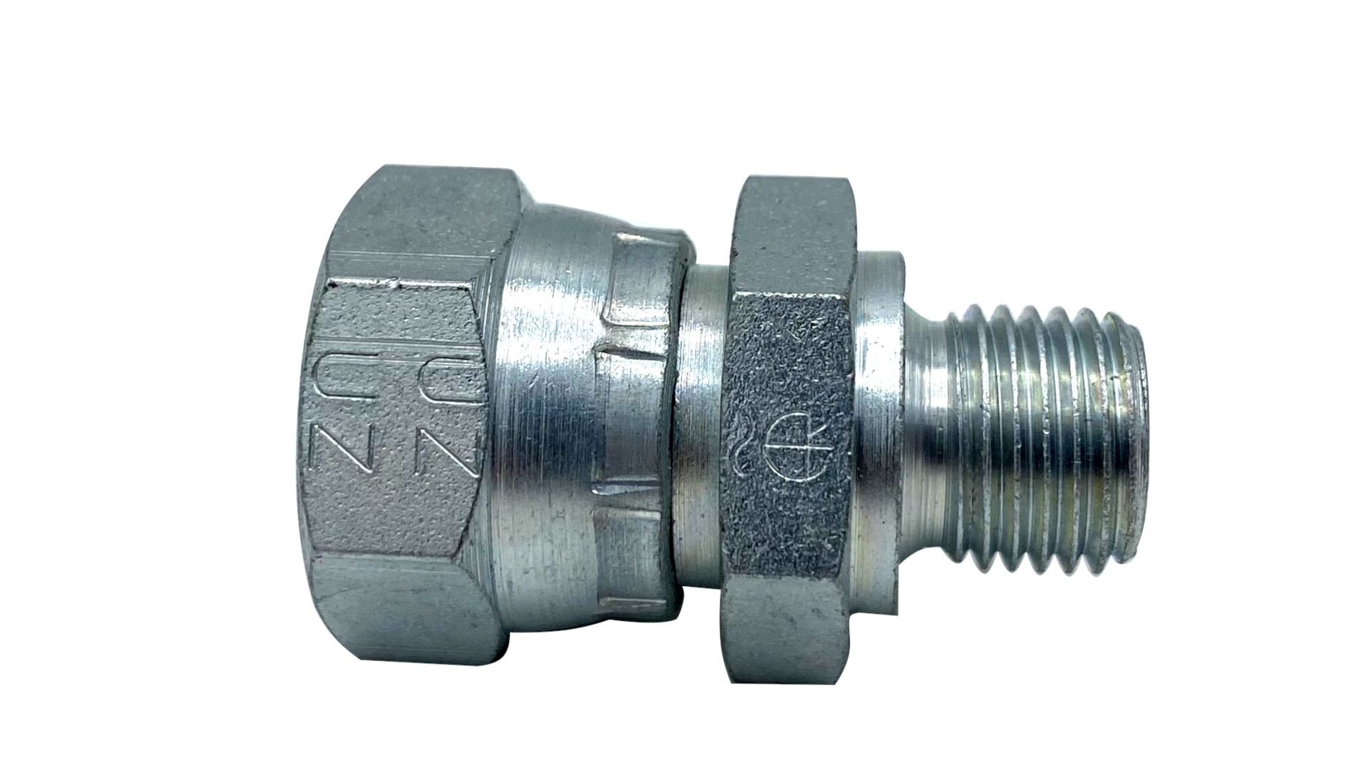 Gerade Verschraubung Vormontiert zöllige Verschraubung, flachdichtend, KOVO AG zöllig - ÜWM IG ...